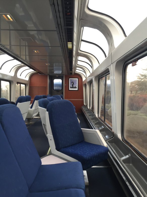 Amtrak Upper Coach Seats