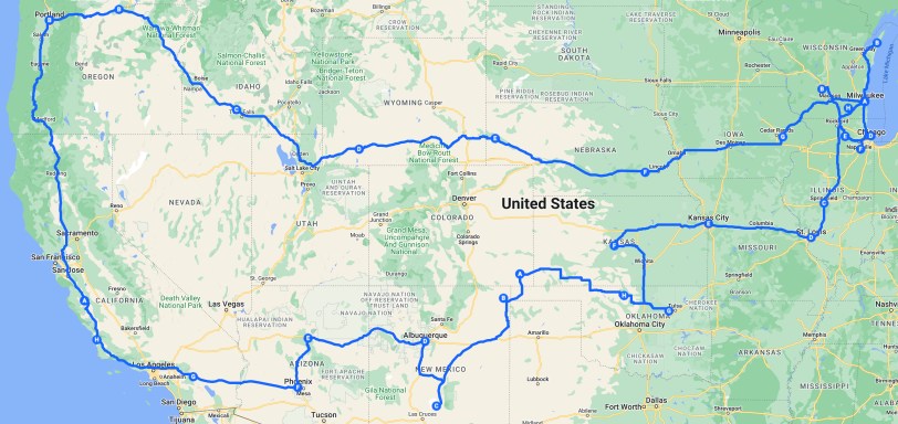 US National Park Map | A Week or a Weekend